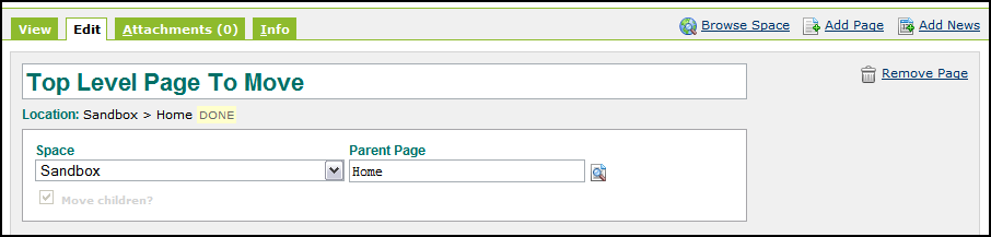 Confluence: How To Move A Page Or A Group Of Pages In Confluence ...